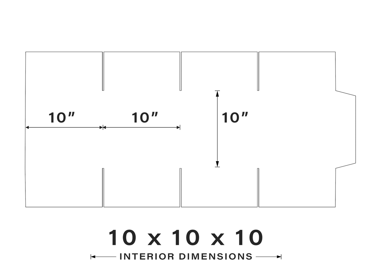 10x10x10(inches) | Boxes To Go